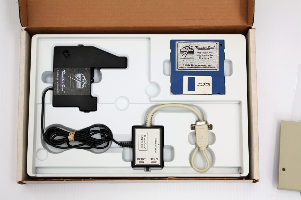 Thunder Scan – scanner unit and adapter box – VintageComputer.ca